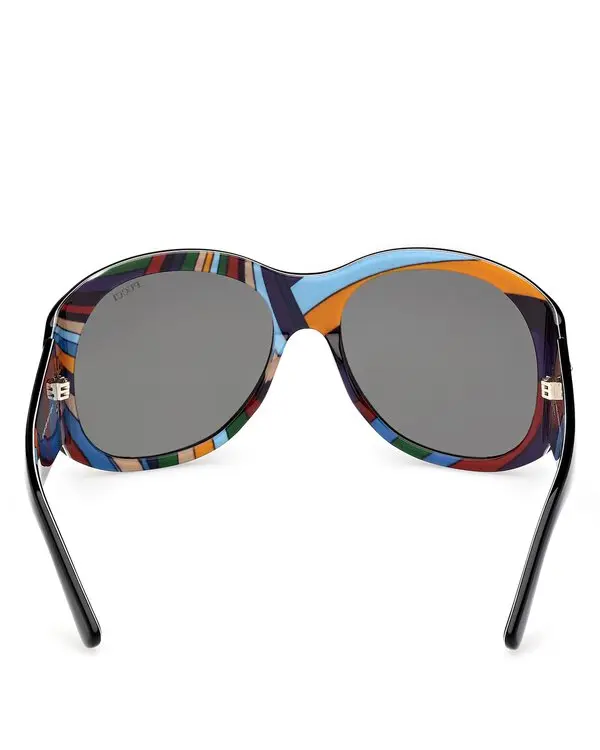 Emilio Pucci Geometric Sunglasses, 59mm
