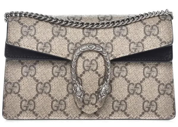 Gucci Dionysus Gg Supreme Super Mini - Black