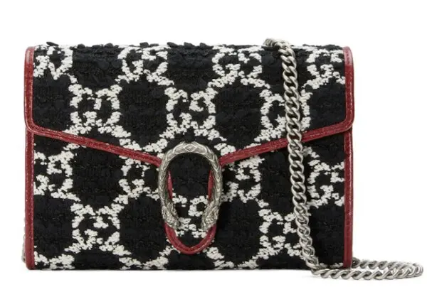 Gucci Dionysus Mini Gg Tweed Shoulder Bag