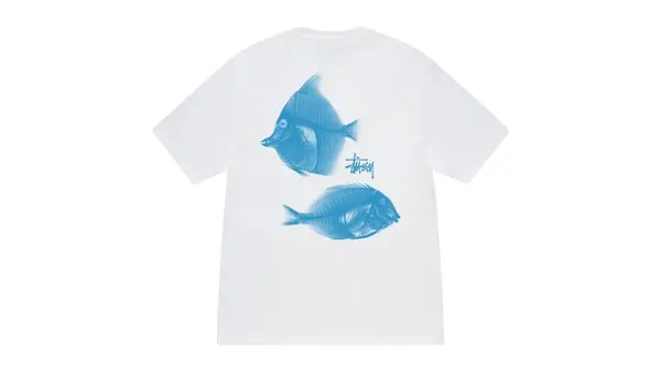 StÜssy Xray Fishin Tee Shirt - White