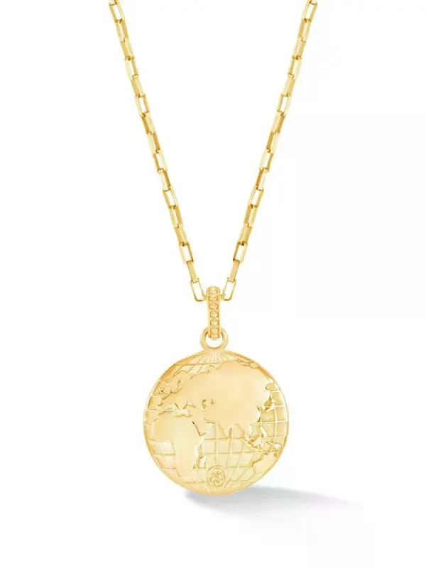 DOWER AND HALL Talisman Pendant Necklace - Gold