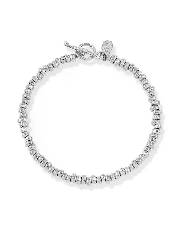 DOWER AND HALL Signature Small Nugget Bracelet - Silver