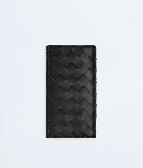 Bottega Veneta Intrecciato Long Wallet - Black