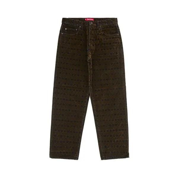 Supreme Flocked Loose Fit Jean