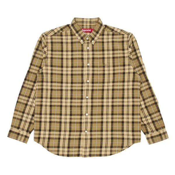 Supreme Plaid Flannel Shirt