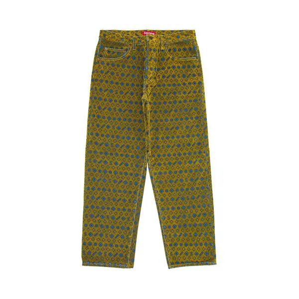 Supreme Flocked Loose Fit Jean