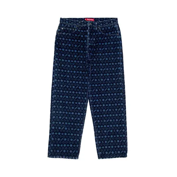 Supreme Flocked Loose Fit Jean