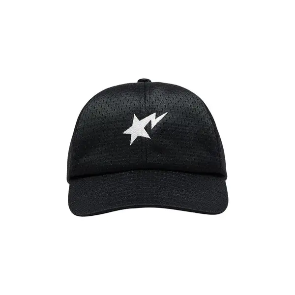 BAPE Exclusive Sta Logo Mesh Cap - Black