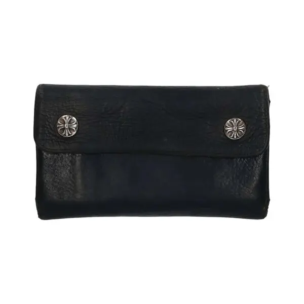 Chrome Hearts Wave Wallet - Black