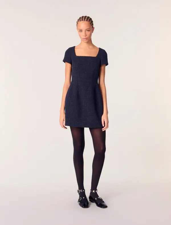 Maje Mini Tweed Dress