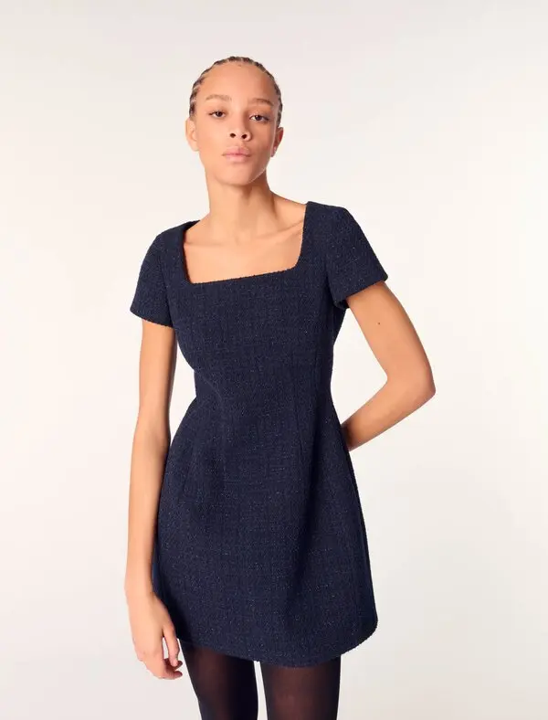 Maje Mini Tweed Dress
