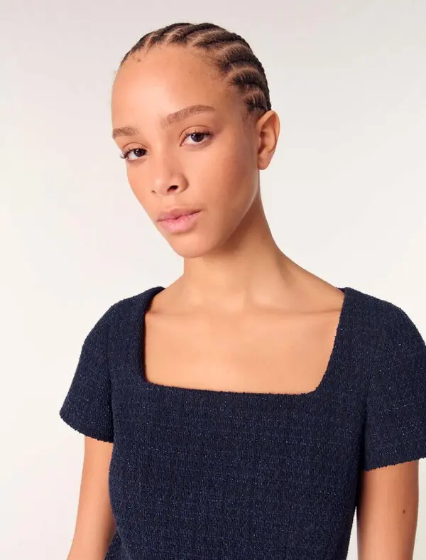 Maje Mini Tweed Dress