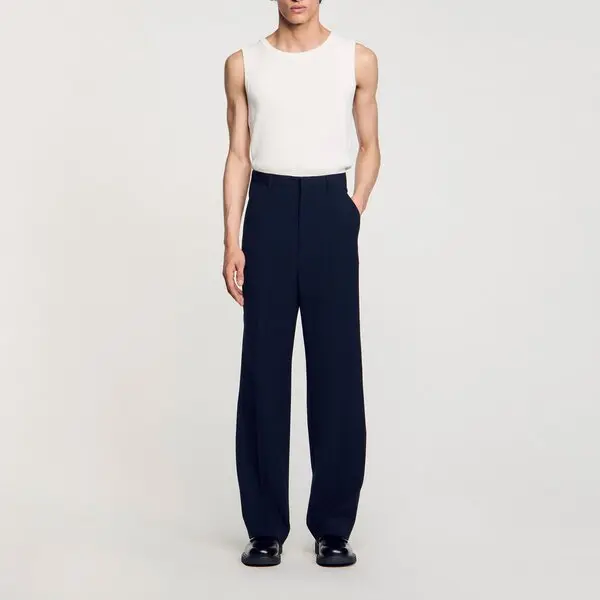 Sandro Classic-fit Suit Trousers - Black