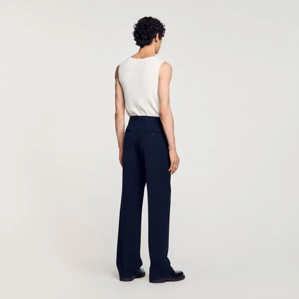 Sandro Classic-fit Suit Trousers - Black
