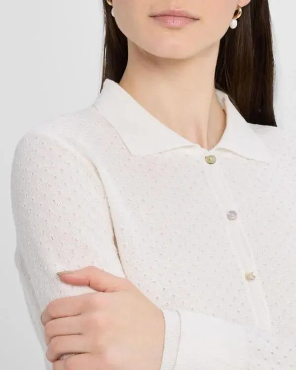 Vince Double-layered Cardigan - White