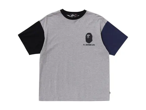 A BATHING APE Print 7 Tee Shirt - Gray