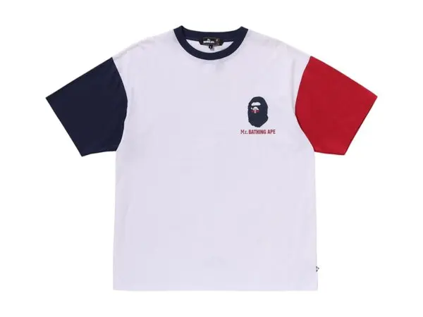 A BATHING APE Print 7 Tee Shirt - White