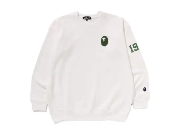 A BATHING APE Crewneck Sweatshirt - Ivory