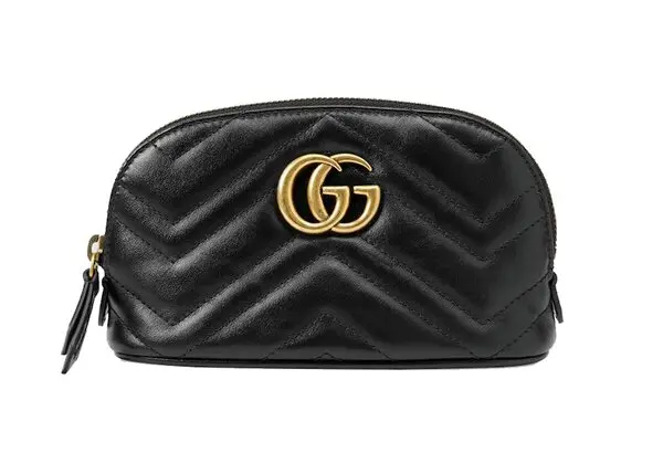 Gucci Gg Marmont Cosmetic Case - Black