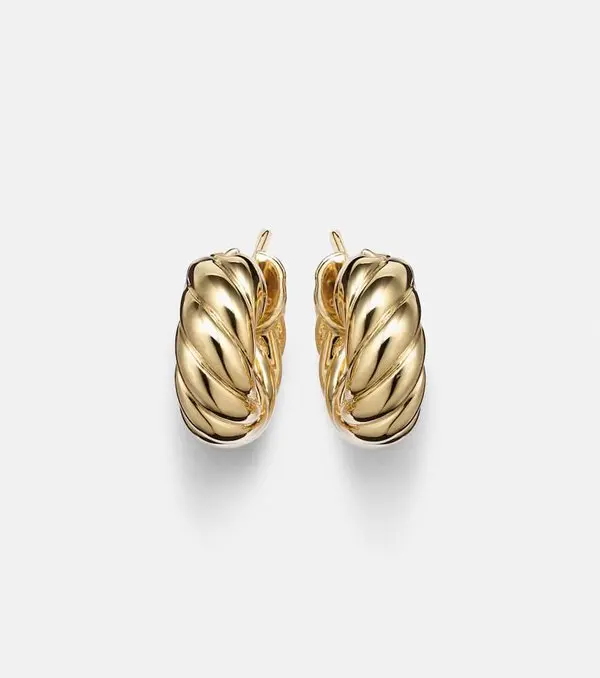 David Yurman 18kt Yellow Hoop Earrings
