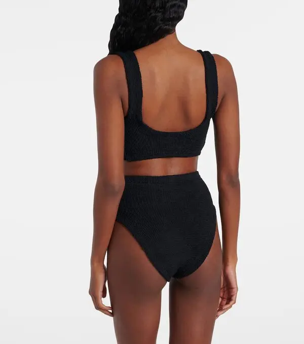 Hunza G Jamie Two-piece Bikini Set - Black