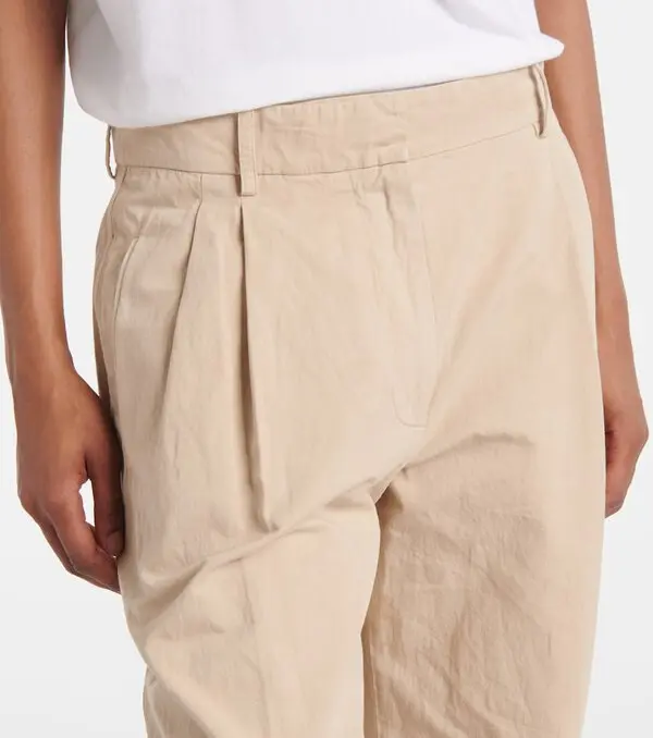 THE ROW Lilas Wide-leg Pants - Beige