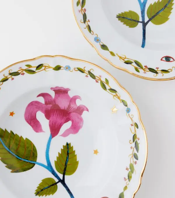 BITOSSI Fabula Profumo Set Of 4 Soup Plates - Multicoloured