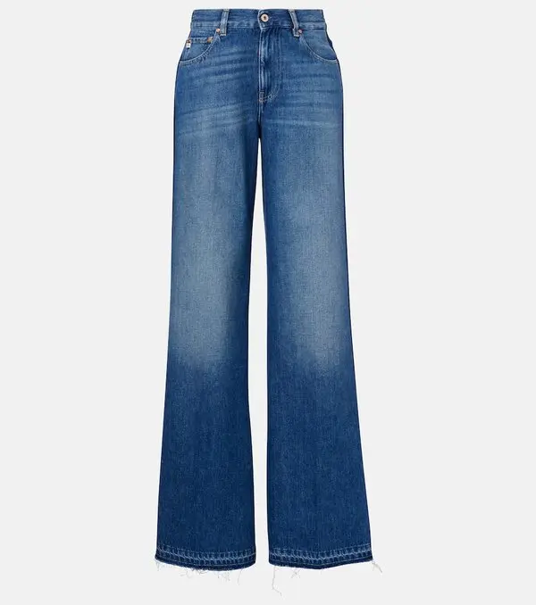 Ag Hyeres Wide-leg Jeans - Blue