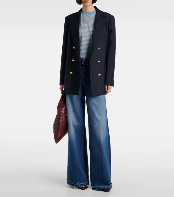 Ag Hyeres Wide-leg Jeans - Blue