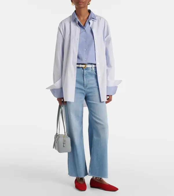 Citizens Of Humanity Lyra Cropped Wide-leg Jeans In Andante