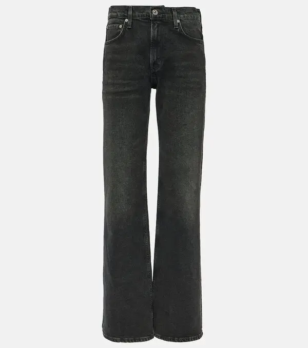Citizens Of Humanity Mid-rise Bootcut Jeans - Black