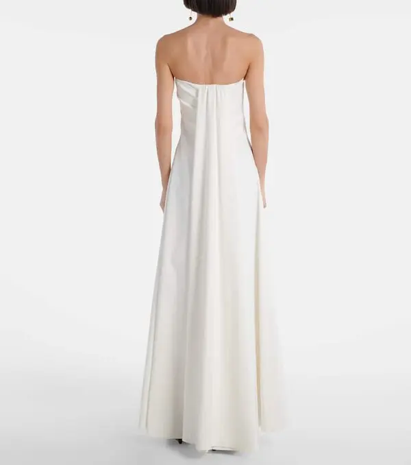 Jacquemus Draped Bustier Gown