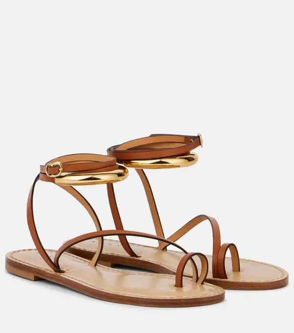 AMANU Kalahari Leather Sandals - Brown