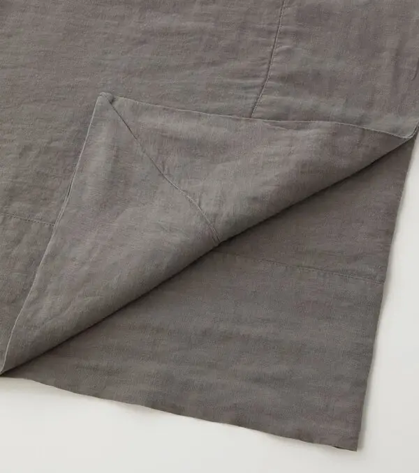 ONCE MILANO Linen Tablecloth - Grey