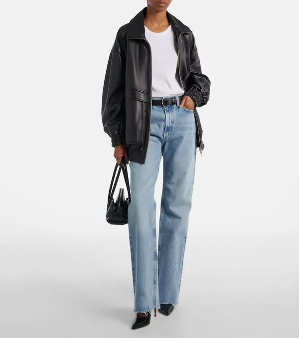 AGOLDE Leena High-rise Flared Jeans - Blue