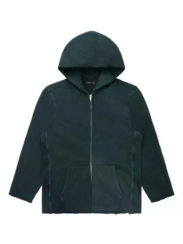 LES TIEN Zip-up Hoodie - Green