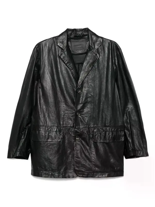 GIORGIO BRATO Leather Blazer