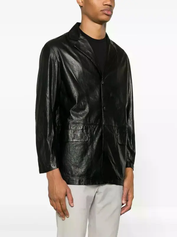 GIORGIO BRATO Leather Blazer