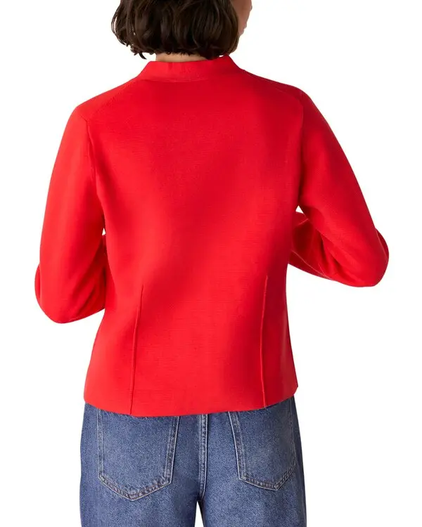 Whistles Seam Detail Cardigan - Red