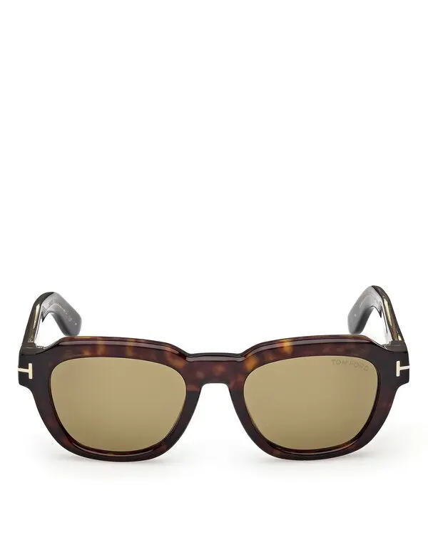 TOM FORD Icon Collection Square Sunglasses, 52mm
