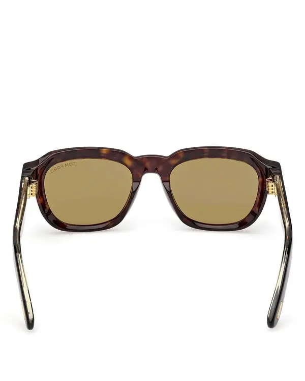 TOM FORD Icon Collection Square Sunglasses, 52mm