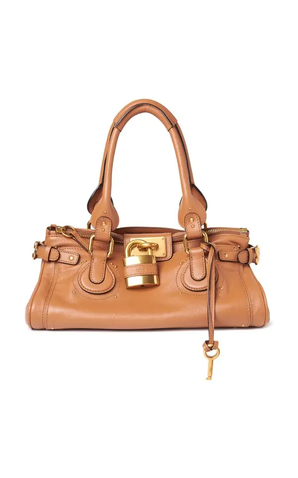 Chloé Paddington Leather Shoulder Bag - Brown