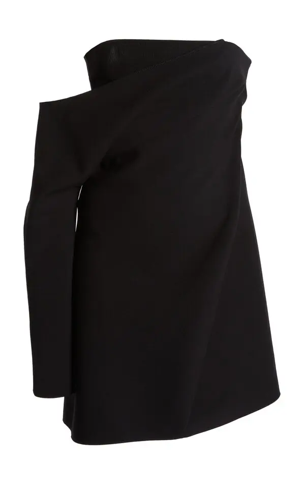 COURREGES Single-sleeve Strapless Dress