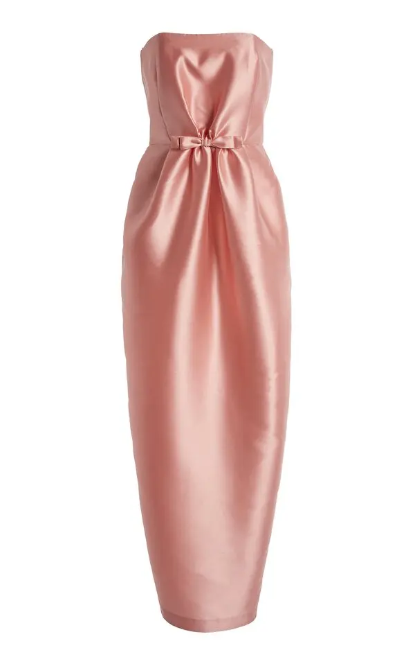 Bernadette Lenette Embroidered Maxi Dress - Pink