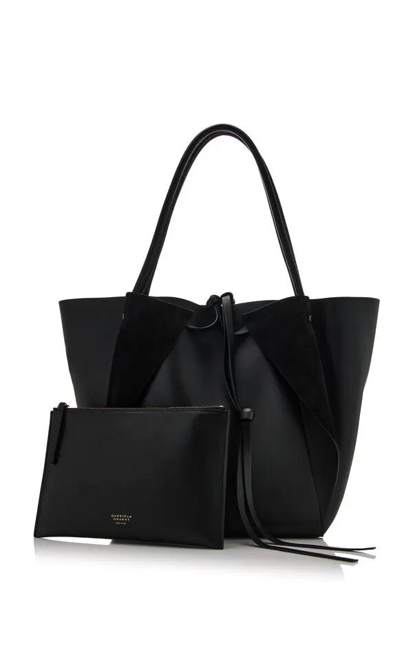 Gabriela Hearst Marija Leather Tote Bag - Black