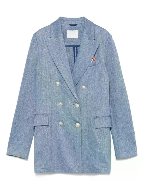 CIRCOLO 1901 Double-breasted Blazer - Blue