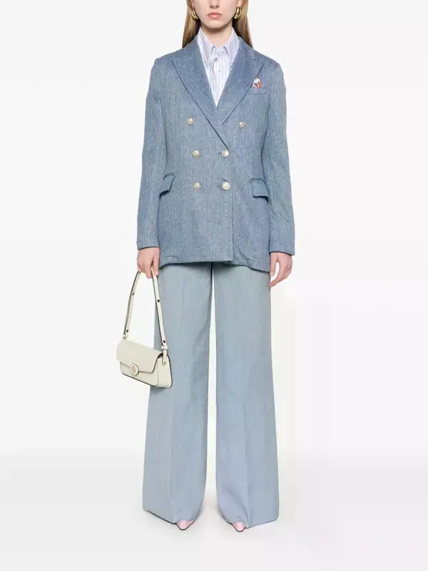 CIRCOLO 1901 Double-breasted Blazer - Blue