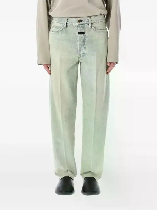 Fear Of God Straight Leg Jeans - Blue