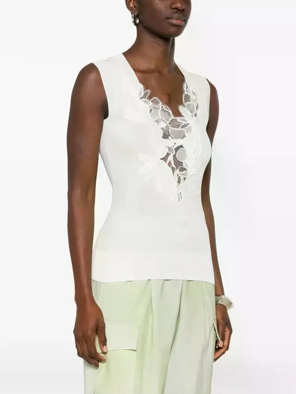 Ermanno Scervino Corded Lace Top
