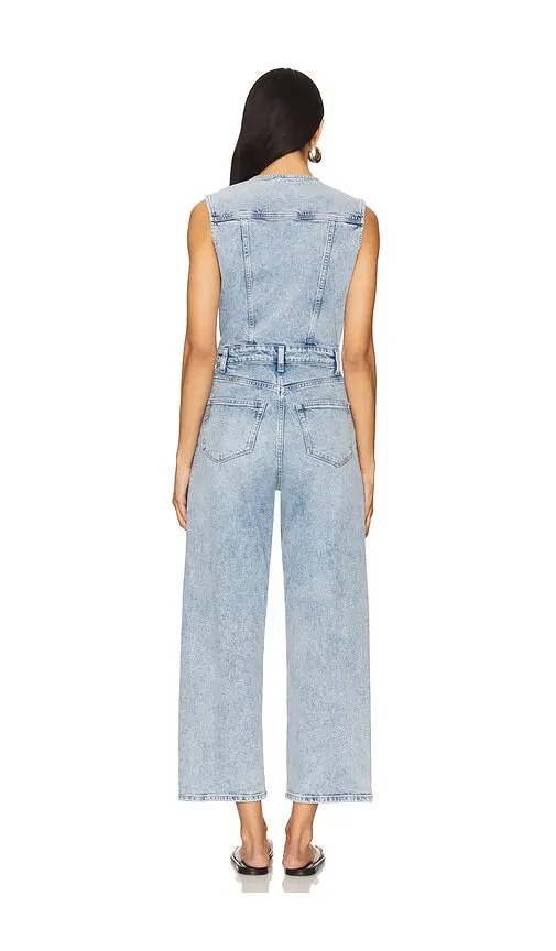 Paige Cirie Ankle Denim Jumpsuit